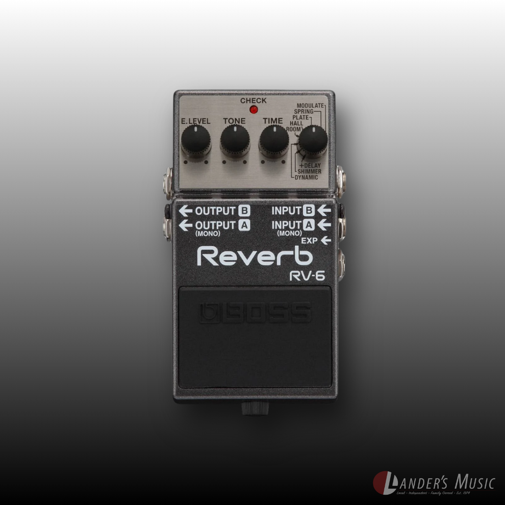 Boss RV-6 Digital Reverb Pedal – Lander's Music Store